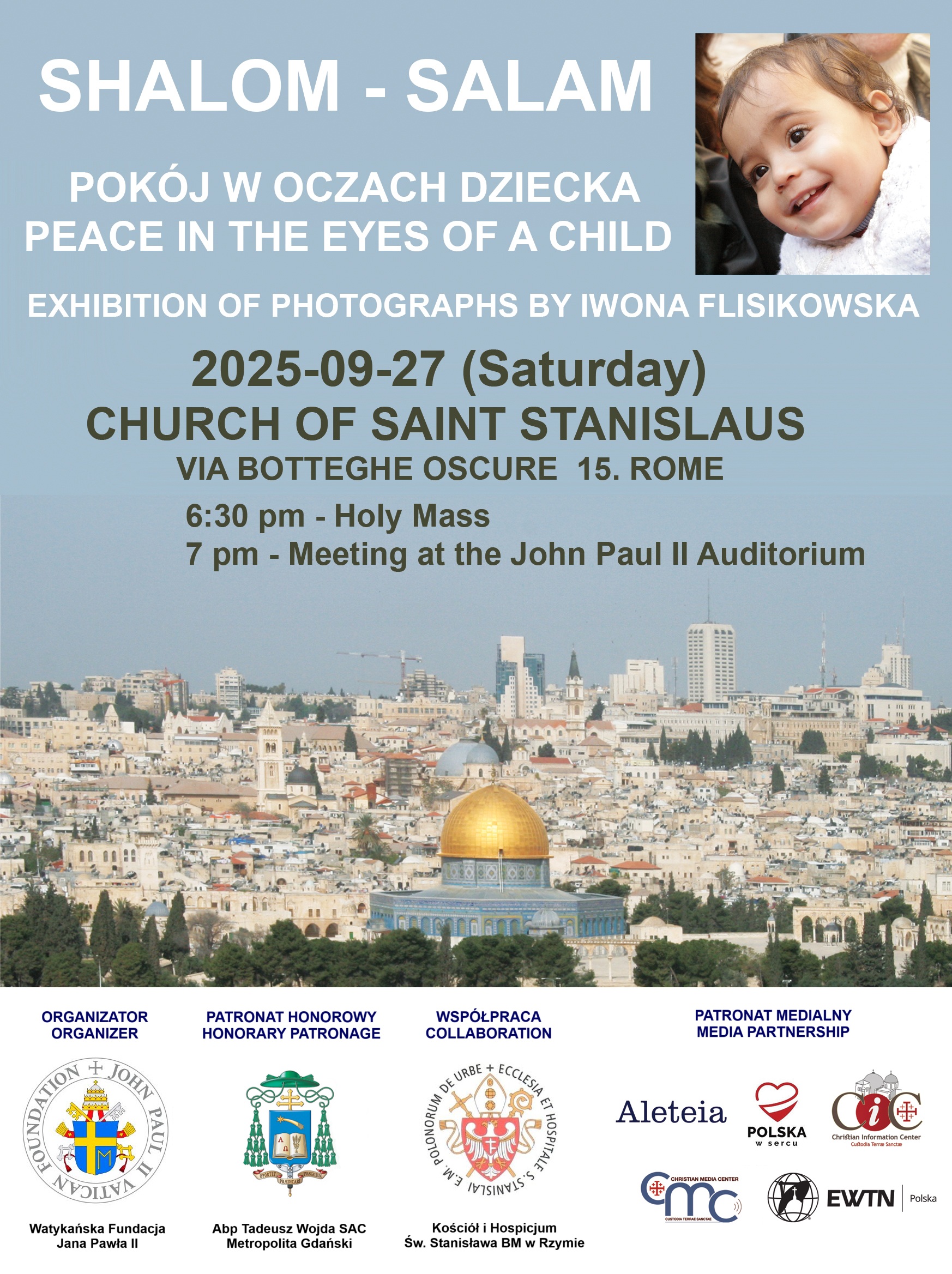 Wystawa „Shalom – Salam. Pokój w oczach dziecka” w Rzymie • Wszystko co ...