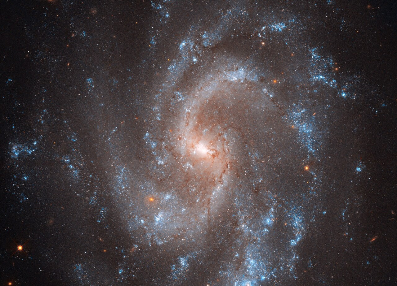 Astronomowie uchwycili galaktykę spiralną z poprzeczką w gwiazdozbiorze ...